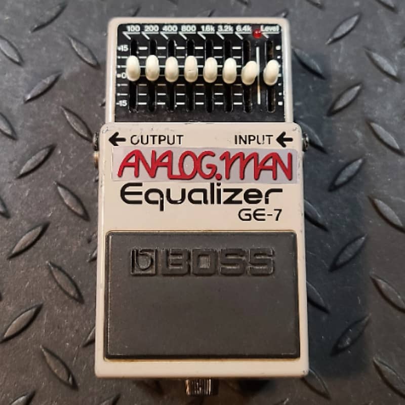 Analogman Boss GE-7 Graphic Equalizer Mod EQ Taiwan Black | Reverb