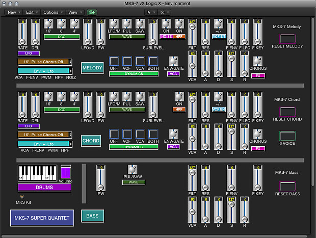 Virtual editor / programmer - Roland MKS-7 / JUNO-106 - LOGIC | Reverb
