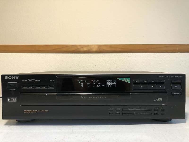 Sony CDP-C245 CD Changer 5 Compact Disc Player HiFi Stereo | Reverb