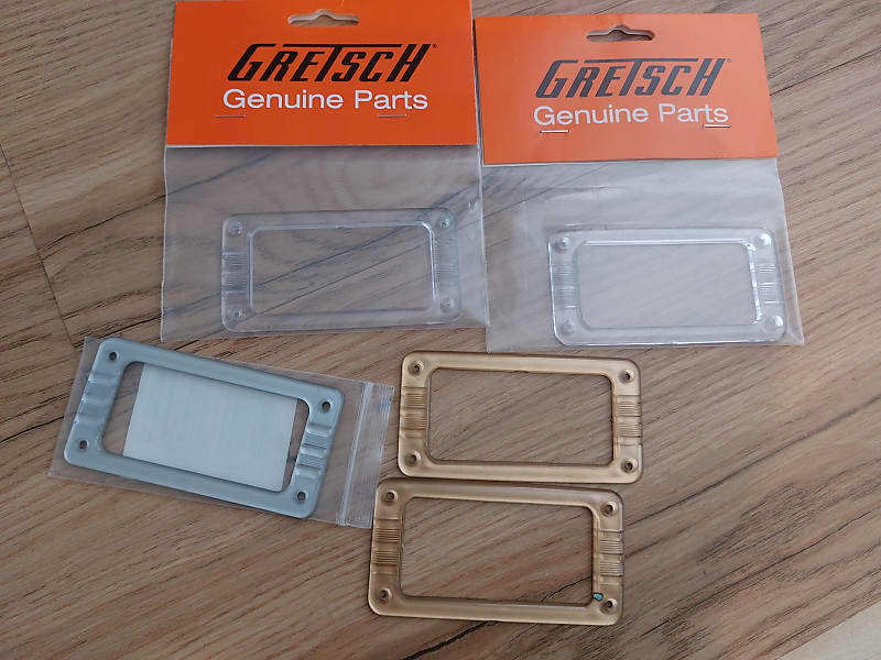 NOS parts lot various Gretsch Filter'Tron pickup frames bezel | Reverb