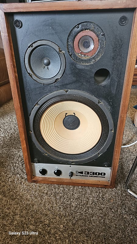 RSL studio monitor speakers single 3300 | Reverb