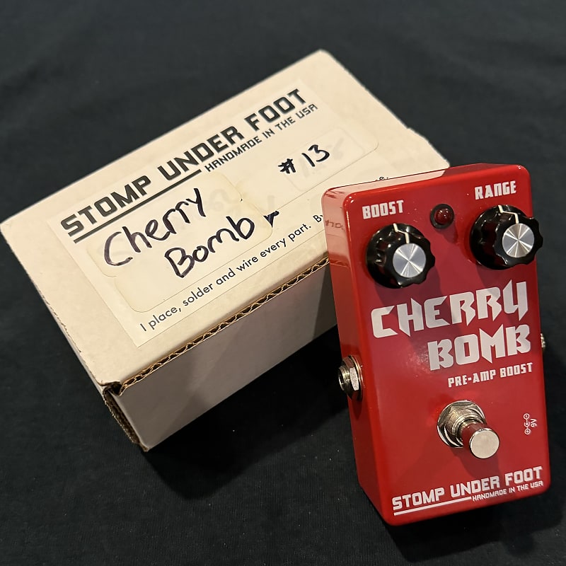 Stomp Under Foot Cherry Bomb - Serial #13 | Reverb