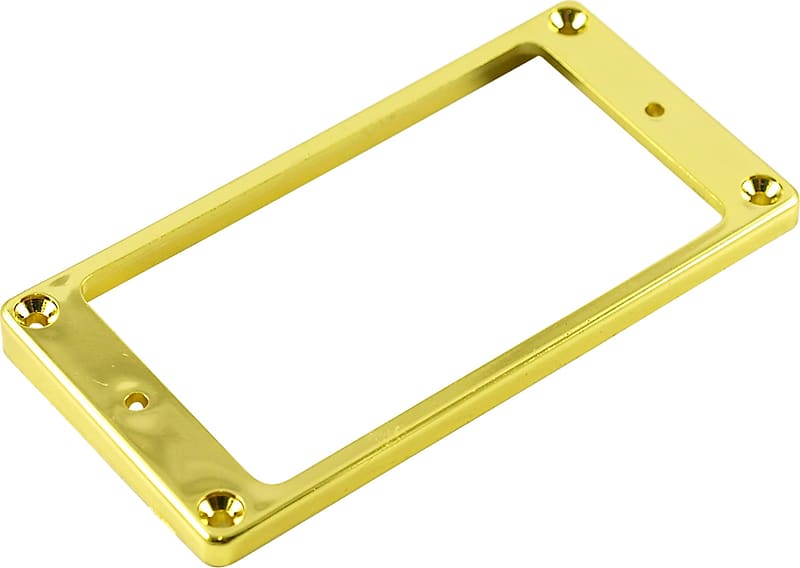 WD Plastic Humbucker Pickup Mounting Ring - Flat - Gold - | Reverb