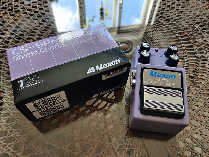 Maxon CS-9 Pro Stereo Chorus Effektgerät Purple | Reverb