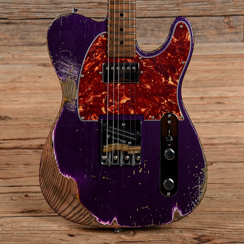 Freakquency Guitars MV-T Purple Sparkle | Reverb