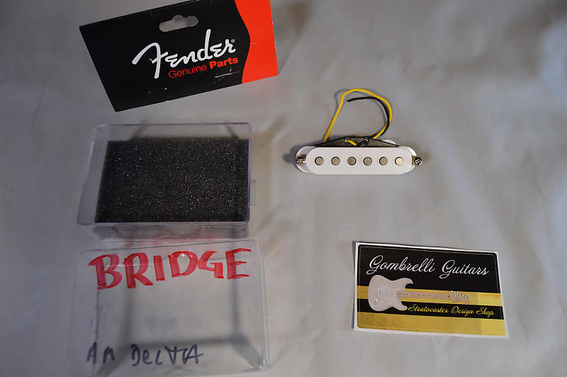 Fender Stratocaster US Delta Pickup White BRIDGE position | Reverb