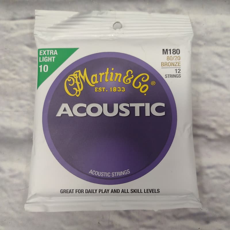 Martin Extra Light M180 80/20 12 String Pack | Reverb