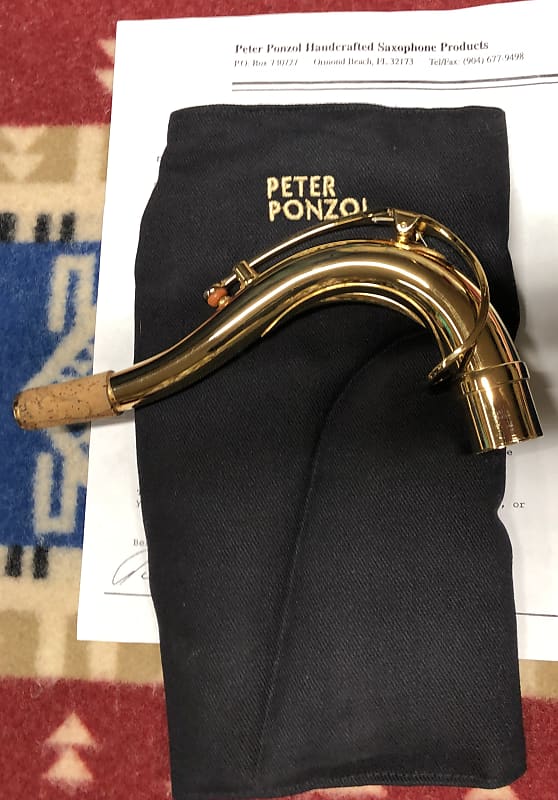 Ponzol Peter Ponzol Pro Tenor Sax Neck. Never Used. Fits most | Reverb