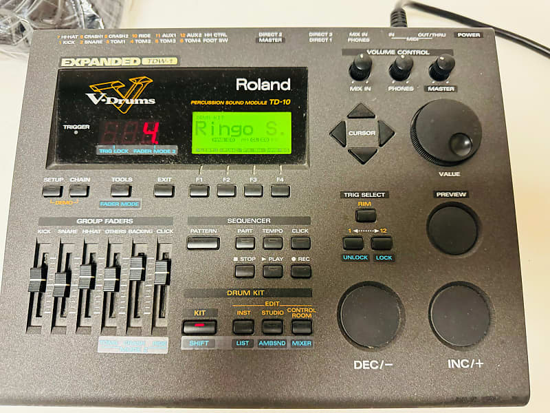 Roland TD-10 Expanded TDW V-Drums Module Power TD10 | Reverb
