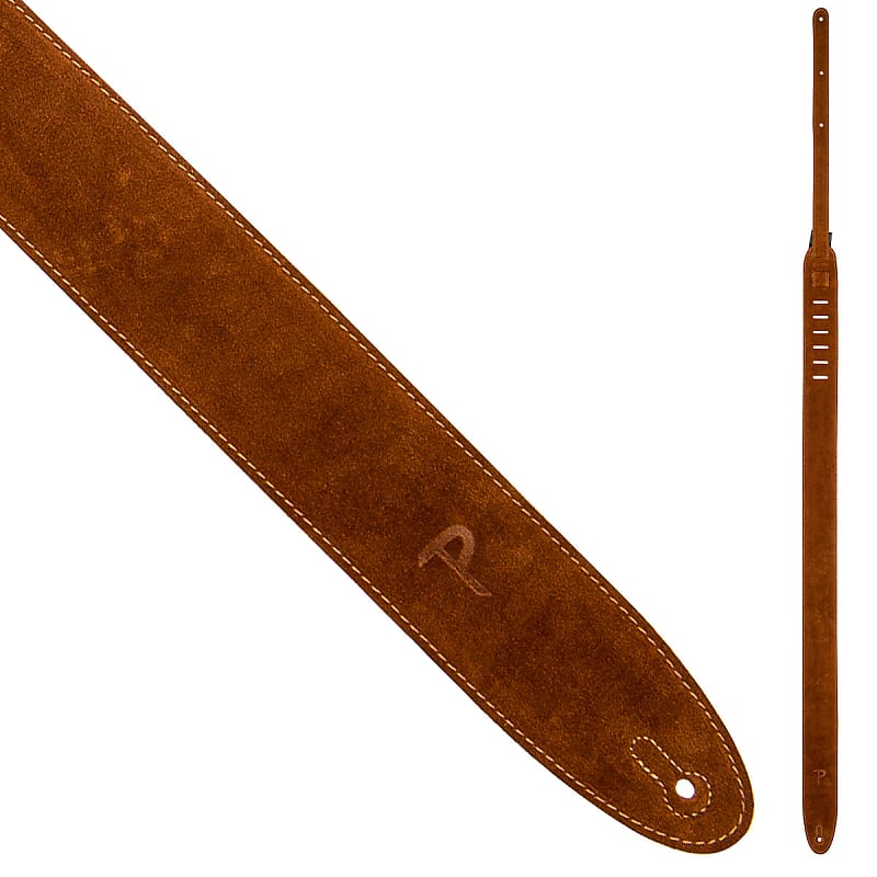 Perri's 2.5" Soft Suede Guitar Strap ~ Brown | Reverb