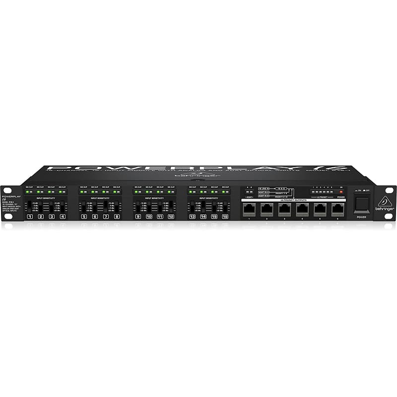 Behringer POWERPLAY P16-I 16-Channel Input Module | Reverb