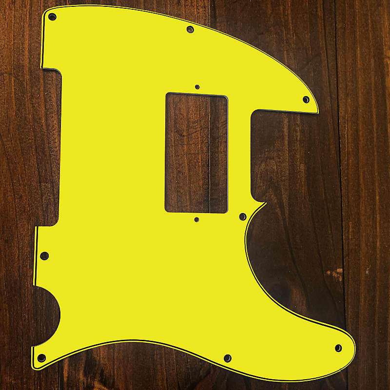 Big Bird Yellow Telecaster style Pickguard 2021 by | Reverb
