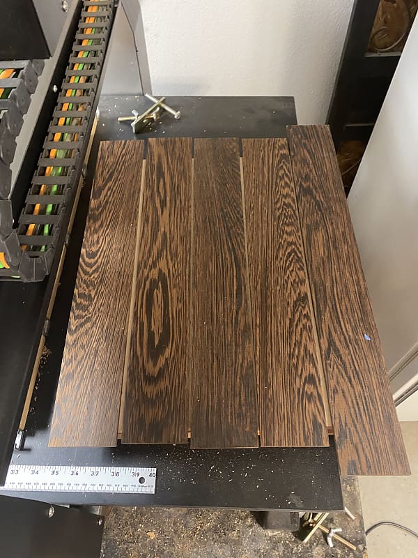 Wenge electric guitar fingerboard blank | Reverb