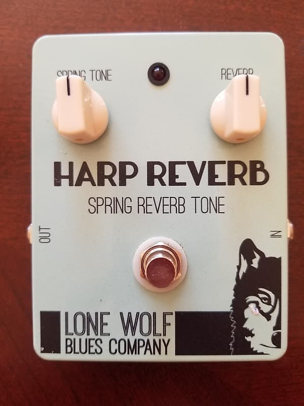 Lone Wolf Audio Harp Reverb Pedal & Power Supply | Reverb
