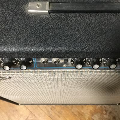 1972 Fender Quad Reverb 4x12" Vintage Combo Amp w/ Vibrato, | Reverb