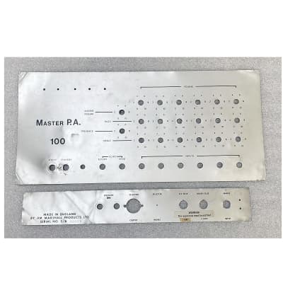 Marshall JMP Master 100 Vintage PA Chassis and Face Plates | Reverb