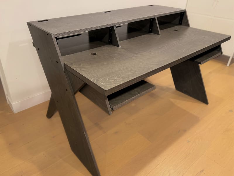 Output Platform Studio Desk (with keyboard tray) 2020 - Grey | Reverb