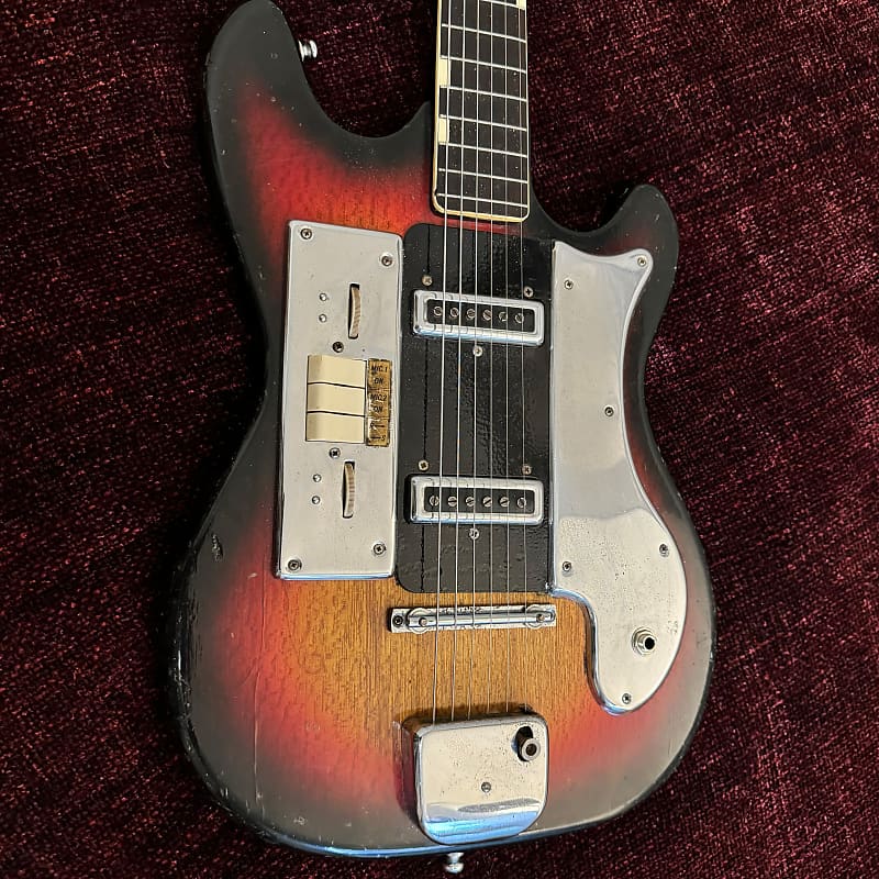 Teisco VN-2 Baritone Electric Guitar - 26.75 Scale - 1964 | Reverb