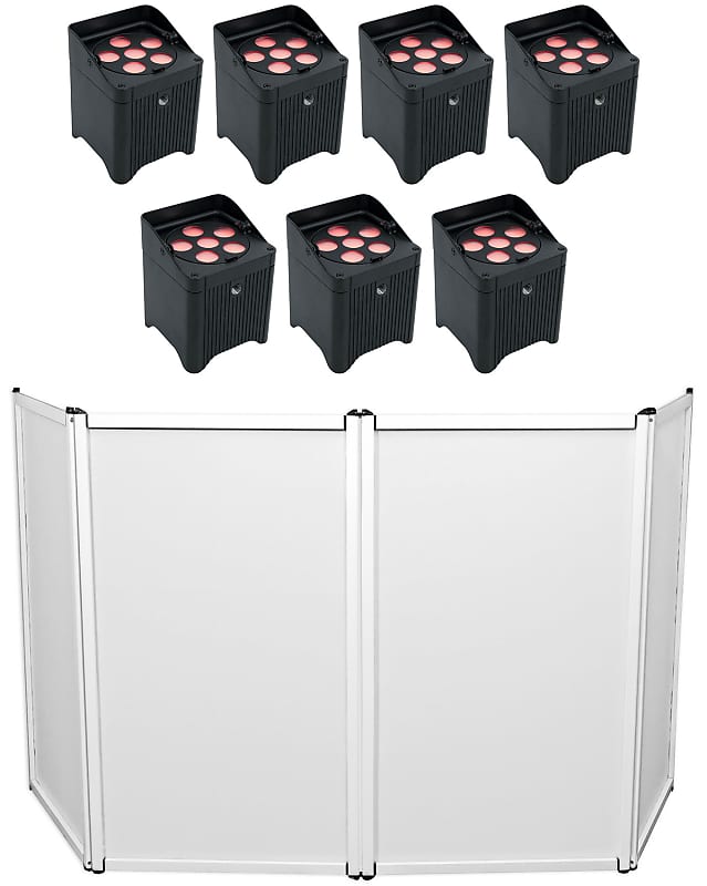 7 Chauvet DJ Freedom Par T6 Wireless Rechargeable RGB LED DMX | Reverb