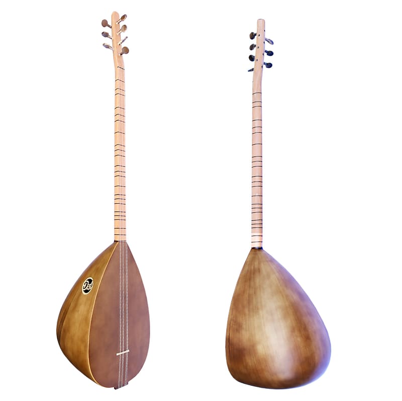 Turkish Quality Long Neck Mulberry Baglama Saz For Sale | Reverb
