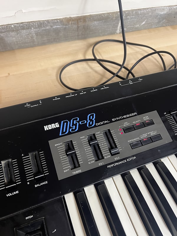 Korg DS-8 FM Synth 61 Key 1987 - Black | Reverb