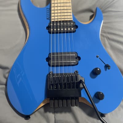 Kiesel Vader VM7 Headless 7 String 2020 - Electric Blue | Reverb