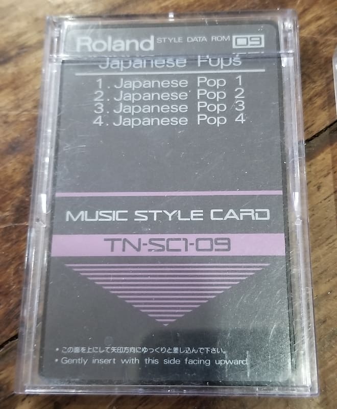 Roland TN-SCI-09 Sound Card Japanese Pop 1980s Japan | Reverb