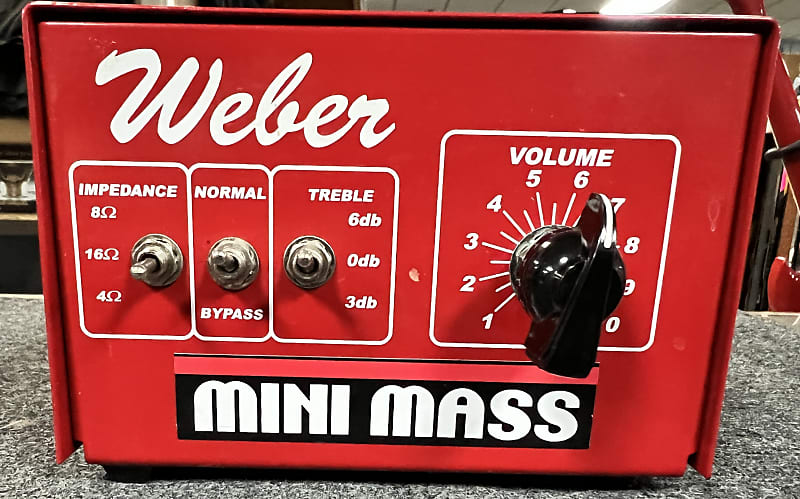 Weber MiniMass 50-Watt Attenuator 2010s - Red | Reverb