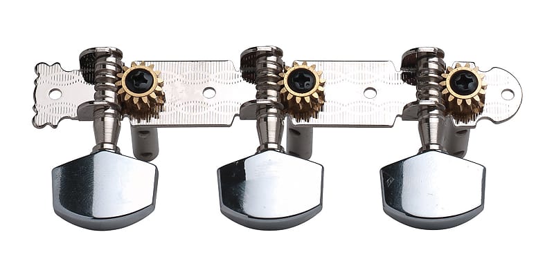 Ping P2631 Chrome Button Plate Machine Heads. 3-In-Line (2 | Reverb