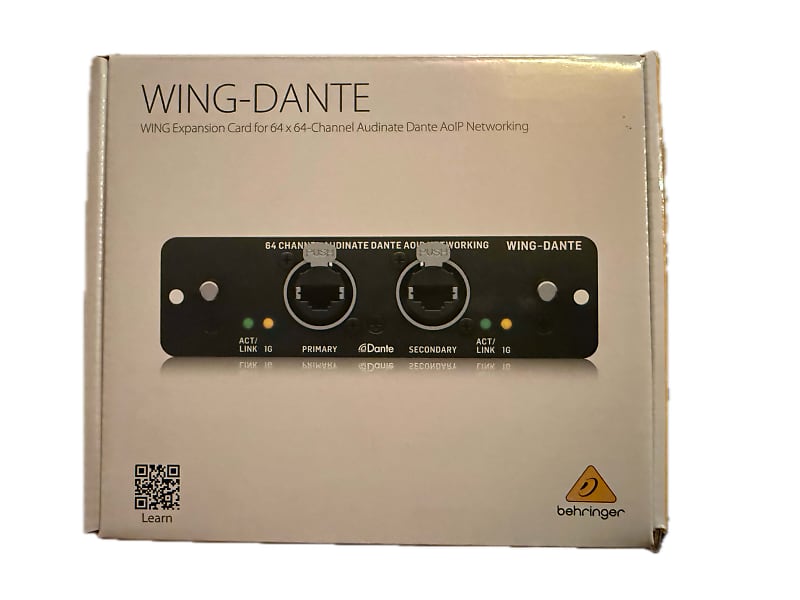 Behringer Wing Dante Expansion Card | Reverb