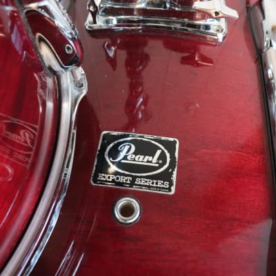 Pearl Export 3pc Drum Kit Set 22/14/12" Wine Red Stain | Reverb