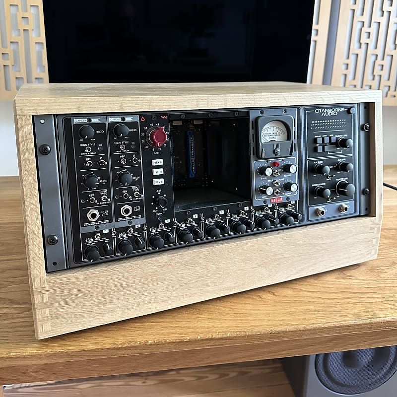 Audiorax 4U Solid White Oak Angled Rack 2023 - Natural | Reverb