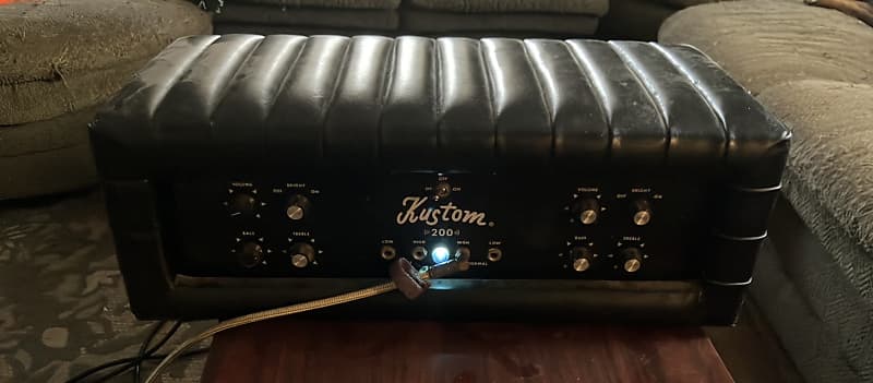 1969 Kustom 200 Watt guitar/bass combo amp head. I’m gonna | Reverb