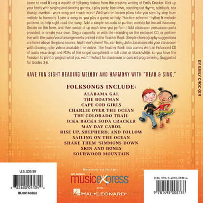 Read & Sing Folksongs - Sing Melody and Harmony for Classroom | Reverb