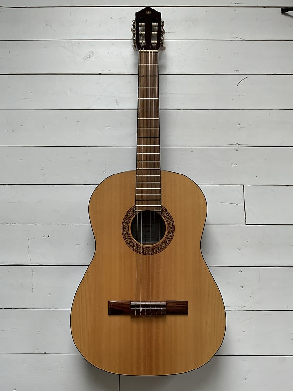 Yamaha C45K classical guitar + foam carry case + stand | Reverb