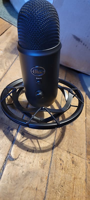 logitech USB MINI Blue Yeti with Blue Shock microphone mount | Reverb