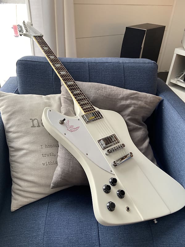 Dillion Phoenix 2010-12 White Left Handed (Gibson Firebird | Reverb