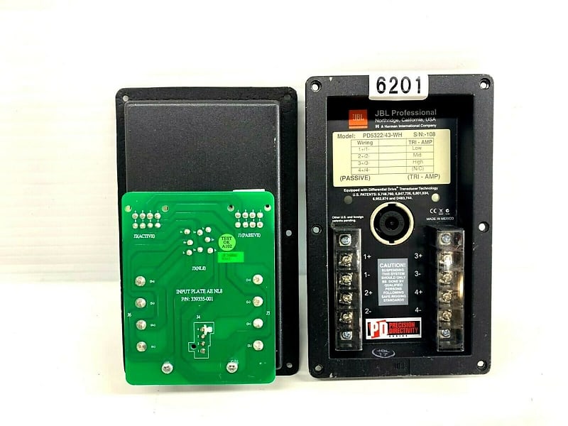 JBL PD5322/43-WH Speaker Cabinet Back Plate (Input Plate NL8) | Reverb