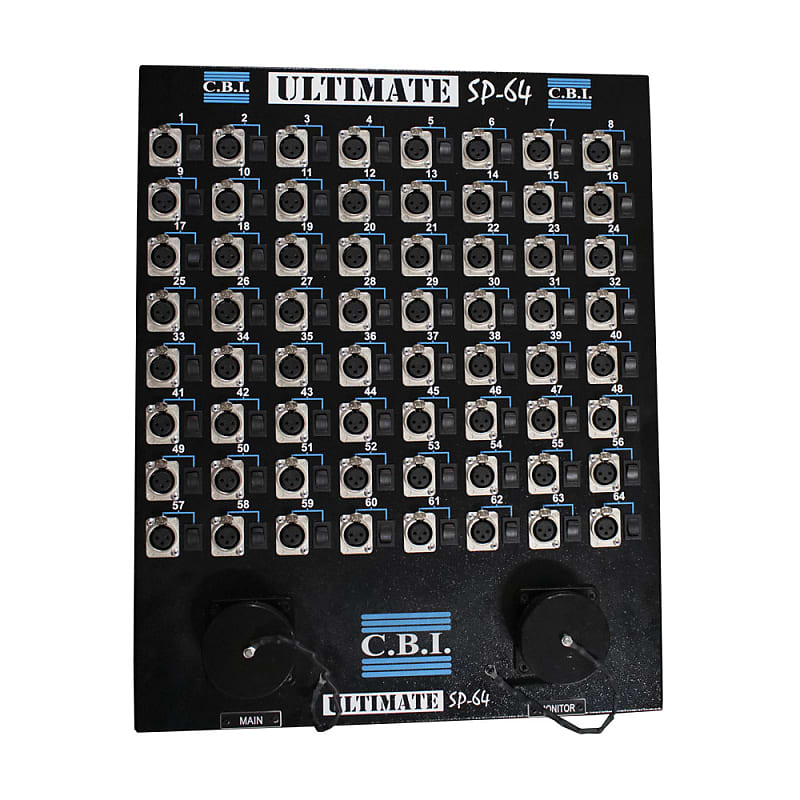 CBI Cables 40 Channel Rack Boxes SPR40-1M150M SINGLE OUTPUT | Reverb