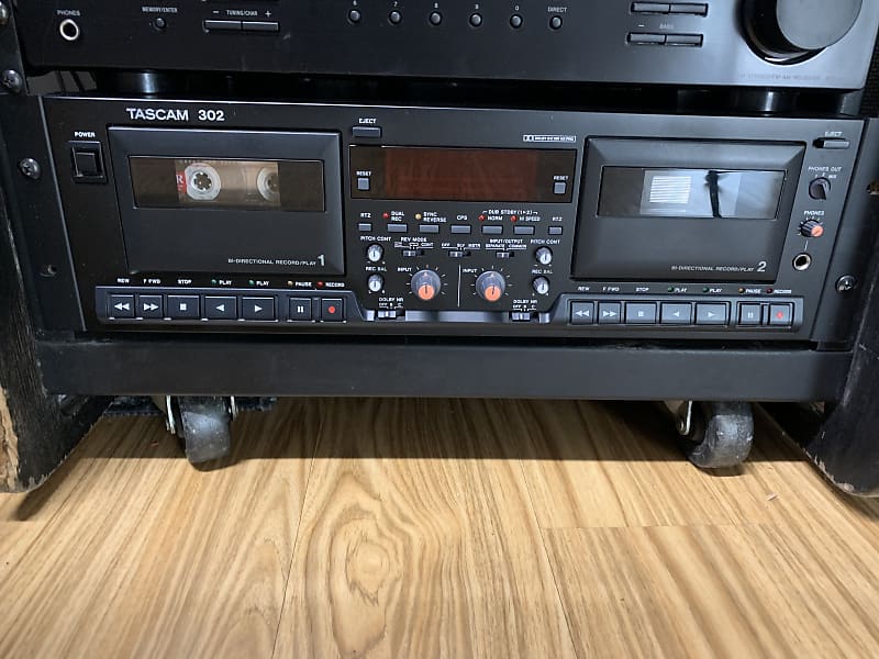 TASCAM 302 Dual Cassette Deck | Reverb