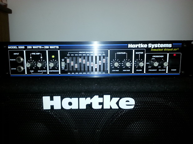 Hartke 5000 250 Watt Head and 4x10 Cabinet | Reverb