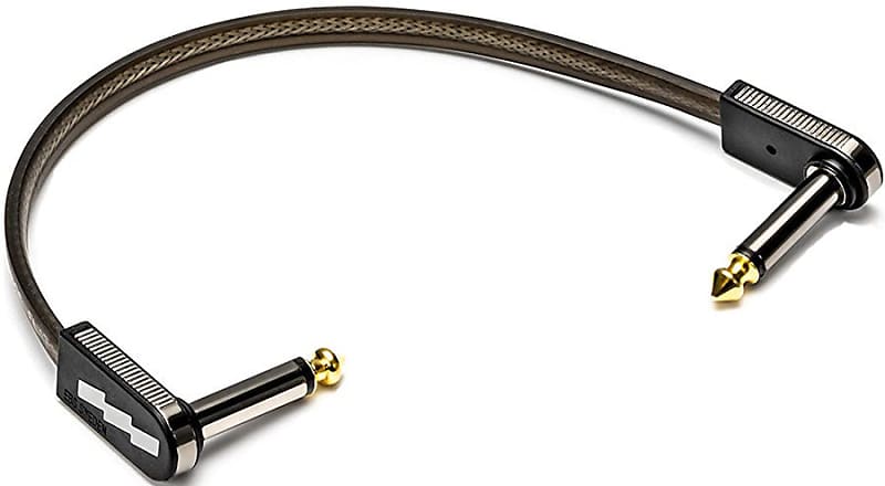 EBS High Performance Flat Patch Cable - Black/Gold 18 | Reverb Canada