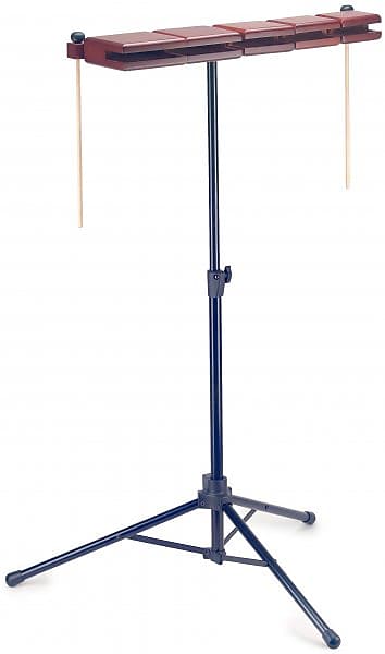 Stagg 5 Piece Wood Temple Block Set with Stand and Bag | Reverb
