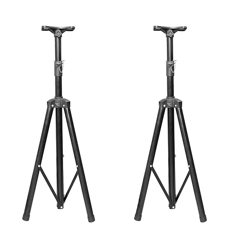 2X Heavy Duty Adjustable Height Tripod Dj Pa Speaker Stand | Reverb