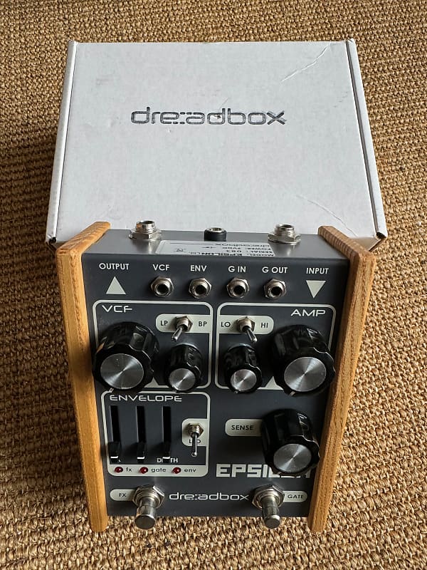 Dreadbox Epsilon Drive/Distortion Filter Pedal 2018/19 - Wood | Reverb