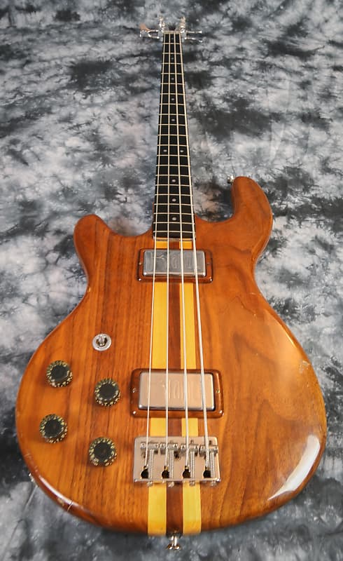 Kramer 450B Bass 1977 Aluminum Neck Walnut Left Handed + hard | Reverb