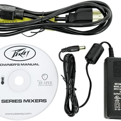 Peavey PV 10 AT 10 Channel Compact Mixing Mixer Console with | Reverb