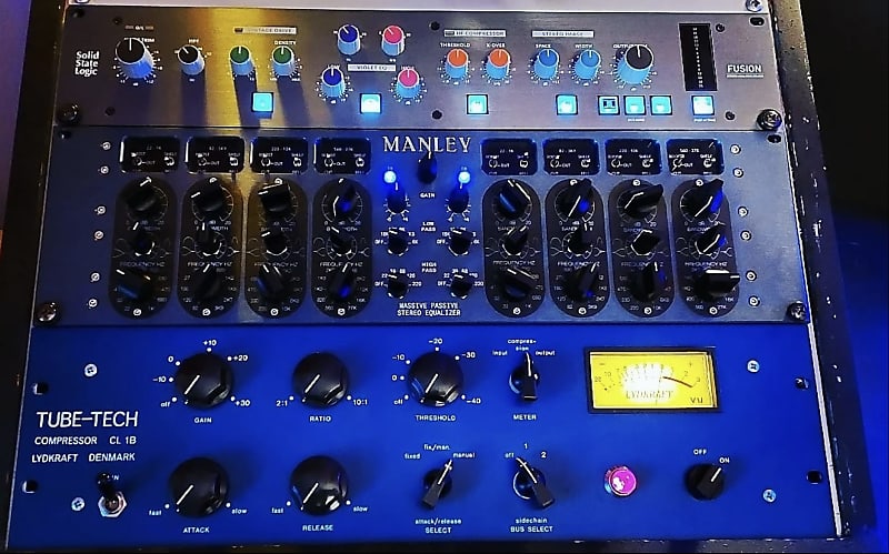 Tube-Tech CL 1B Mono Opto Compressor 2010 - Blue | Reverb