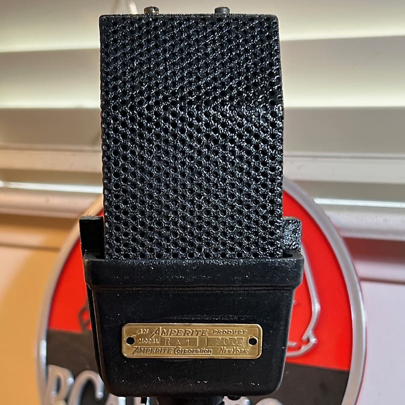 Vintage Restored 1930's AMPERITE RA-1 Ribbon Microphone-with | Reverb