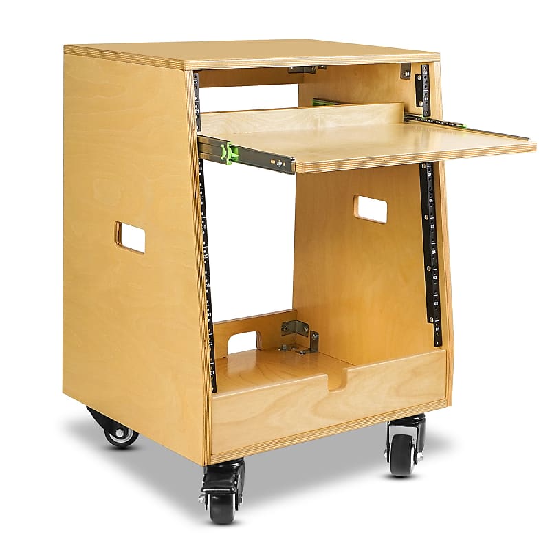 SDRK-ST10T | DIY Slanted 10U Studio Rack (2U Top + 8U Lower), | Reverb